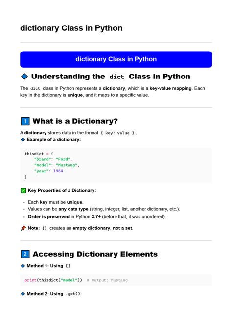 Fox Dictionary Class In Python Pdf Computer Data Computer Science