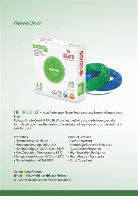 Polycab Primma Wire 075mm At ₹ 869roll Indore Id 2853973028197