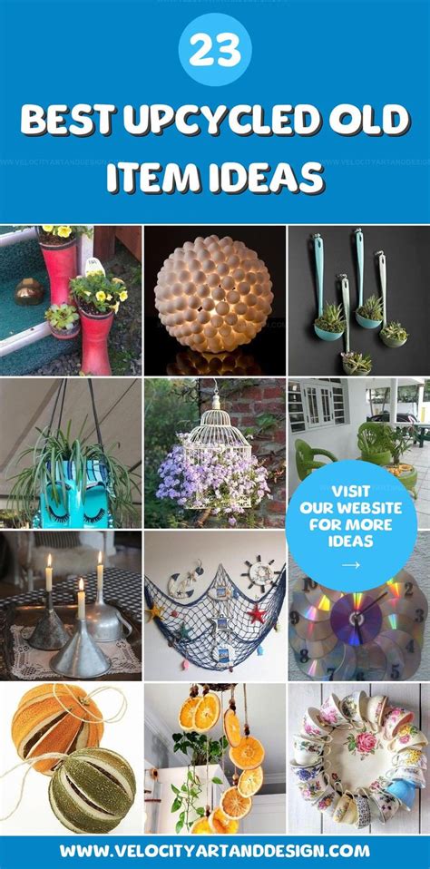 23 Clever Upcycled Old Item Ideas For Your Home Upcycle Decor Upcycle Upcycled Home Decor
