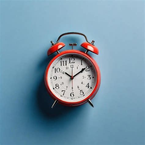 Premium Photo Analog Clock With Colorful Background