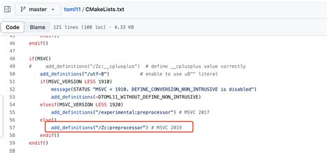 Package Toml11 Not Work With Msvc · Issue 17732 · Conan Ioconan Center Index · Github