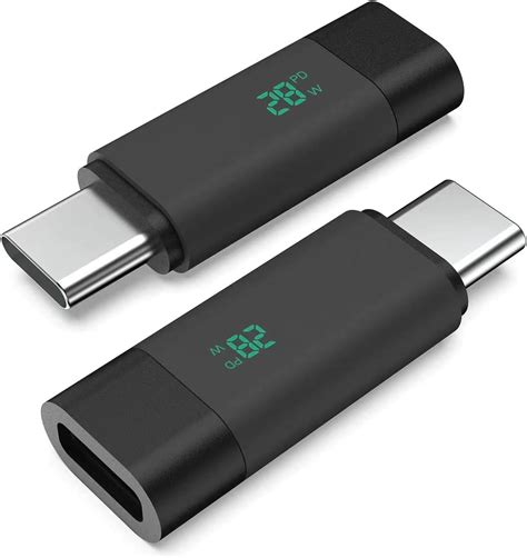 Hiebee 2pack Usb C Extender Adapter 3 2 40gbps Short Dock