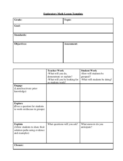 Exploratory Mathematics Lesson 1 Knilt