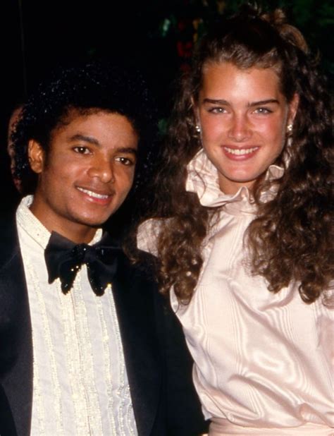 Michael Jackson And Brooke Shields At A Party For The 53rd Academy