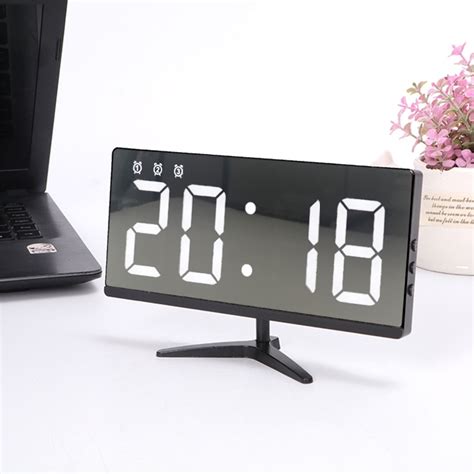 Alarm Clock Simple Borderless Multifunctional Elec Grandado