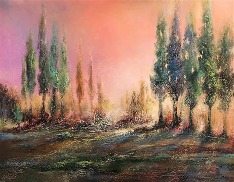 Summer Evening Painting By Ilham Jose Art Gallery