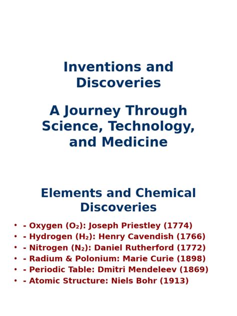 Key Scientific Inventions And Discoveries Pdf