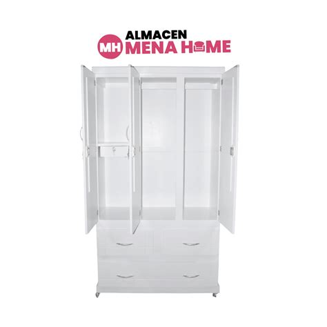 Ropero Blanco 3p Almacen Mena Home