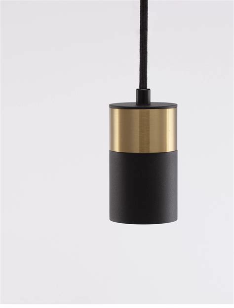 Pendul Nova Luce Pogno 1xgu10 H 95 Negru Nisipiu Auriu