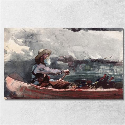 Adirondacks Guide Winslow Homer Canvas Print