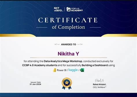 Yalla Nikitha On Linkedin Nxtwaveccbp Workshop Dashboard Dataanalysis Powerbi Avinashsir