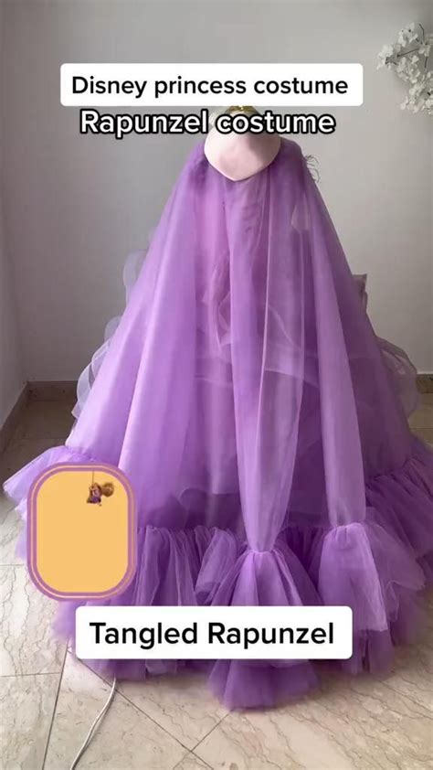 Custom Tangled Rapunzel Disney Princess Costume [video] Disney