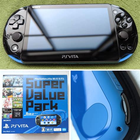 Sony Ps Vita Slim 2000 Black Blue Value Pack 日本 アクアブルー ブラック