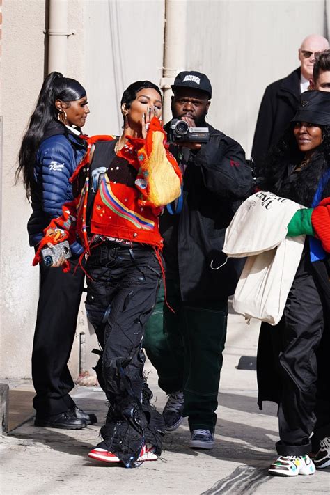Teyana Taylor Arrives At Jimmy Kimmel Live In Hollywood 03 23 2023