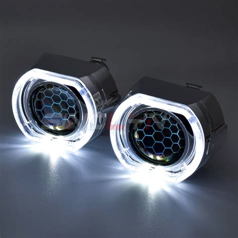 Sinolyn 25 Inch Honeycomb Bi Xenon Projector Lenses For Headlight H7