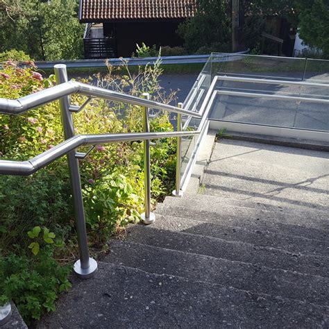 Shopping Center Overpass Sidewalk Zinc Alloy Glass Railing China