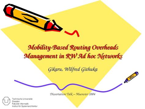 Ppt Mobility Based Routing Overheads Management In Rw Ad H Oc Networks Dokumen Tips