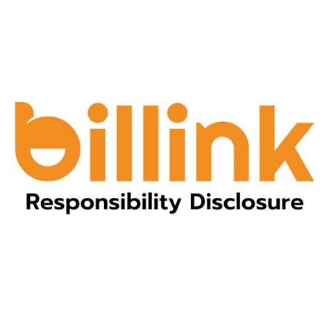 Responsibility Disclosure Billink