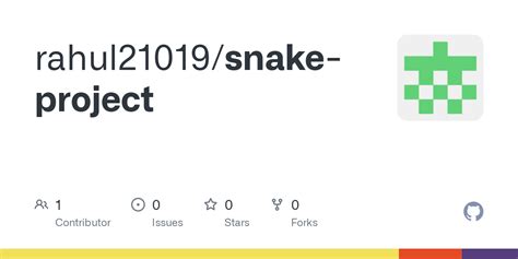 GitHub Rahul Snake Project