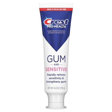 Crest Pro Health Sensitive And Oif8 Gum All Day Protectiontoothpaste 4