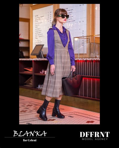Different Model Agency Blanka At The Fashion Show For Celeniofficial Differentblanka