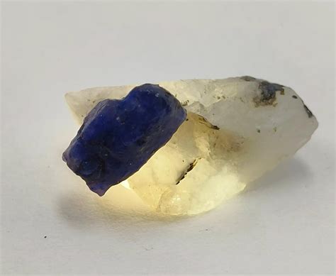 37 Cts Natural Blue Beryl Maxixe Rough Loose Gemstone Genuine Blue