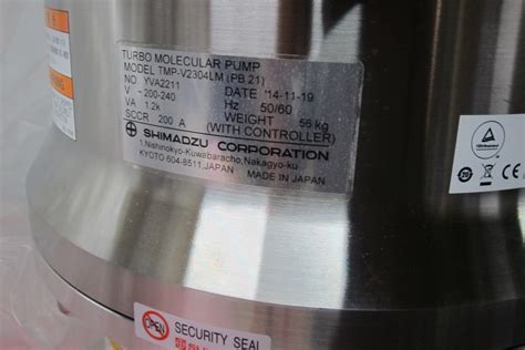 Used Shimadzu Tmp V2304lm For Sale At Tara Semiconductor Technology