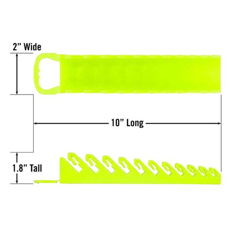 Ernst Spannerwrench Organiser 11 Stubby Tool Gripper Hiviz 5078hv Go Hardware