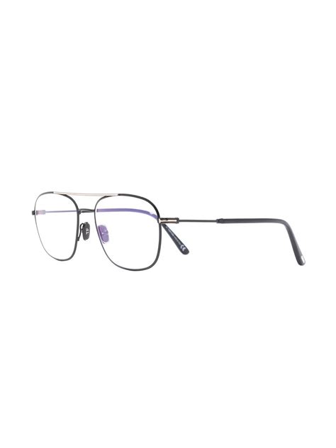 Tom Ford Eyewear Pilot Frame Optical Glasses Farfetch