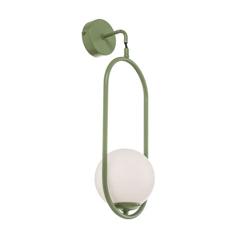 Wandlamp Samba 1 Lamp Groen Wit Lampen24 Nl