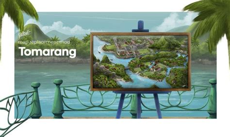 The Sims 4 Mod Tomarang Map Replacement By Filipesims Simscolony