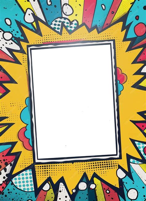 Premium Vector Frame Comic Book Cartoon Illustration