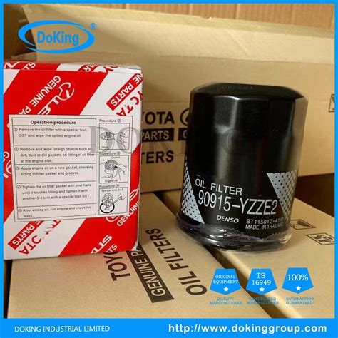 High Quality Japanese Car Oil Filter 90915 Yzze2 90915 Yzze2 And Oil