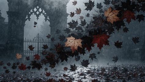 Free Gothic Chapel Autumn Image Autumn Chapel Cemetery Download