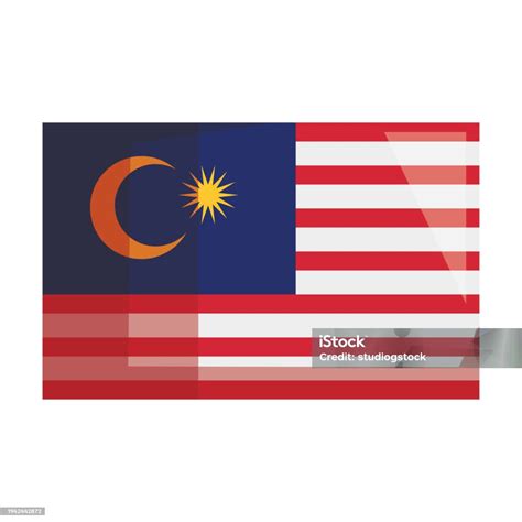 Lambang Bendera Malaysia Ilustrasi Stok Unduh Gambar Sekarang Asia
