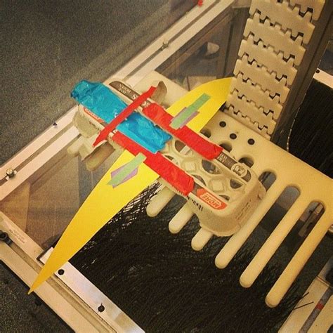 Colorful Flying Contraption For Physics Of Flight Exhibit