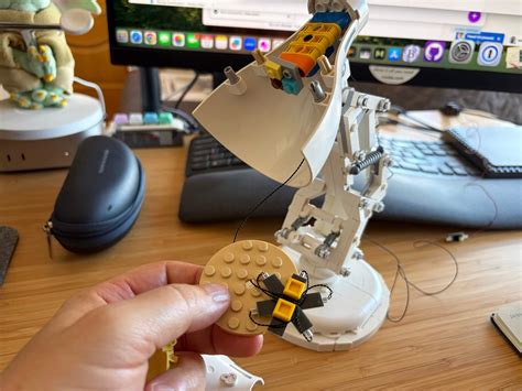 Lego Pixar Luxo Jr Lamp With Led Lights Michael Sliwinski