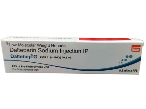 Dalteparin Sodium Injection Ip At Rs 455box डाल्टपेरिन सोडियम