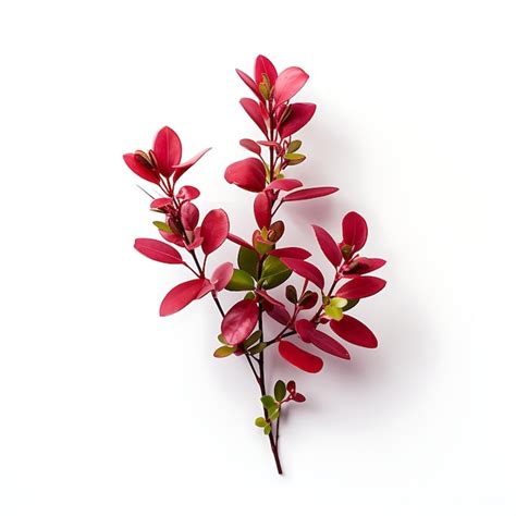 Premium Photo Ludwigia Repens Vibrant Red Leaves Lanceolate Shape On