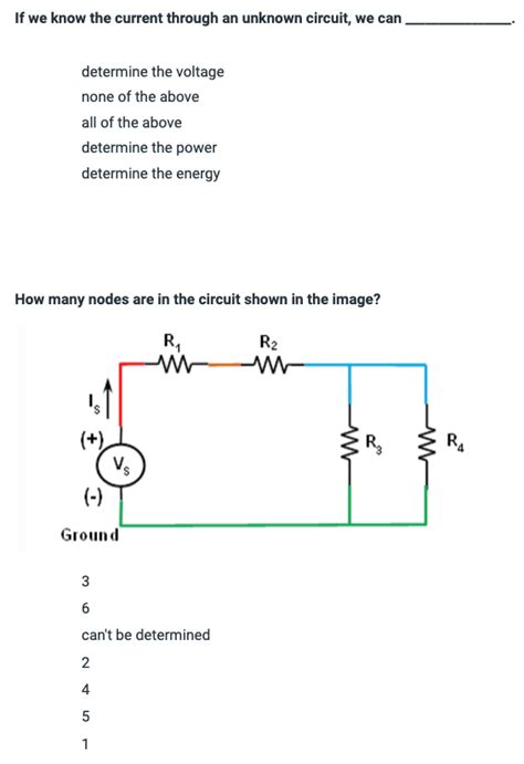 Solved If We Know The Current Through An Unknown Circuit We Chegg
