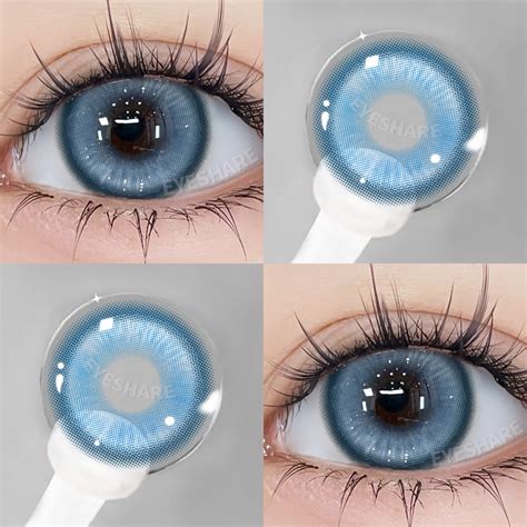 Eyeshare Cosplay Contact Lenses For Eyes 2pcspair Blue Anime Lens 14
