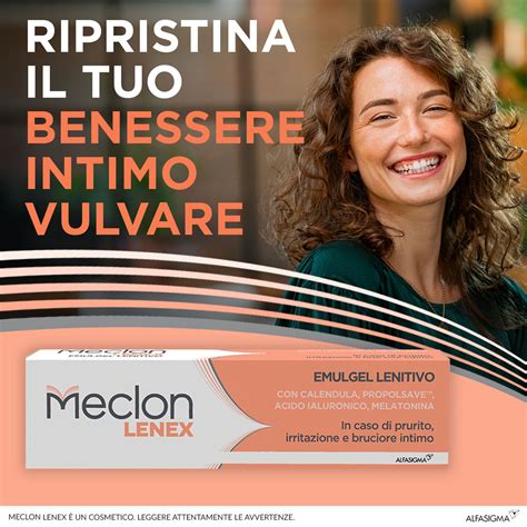 Meclon Lenex Emulgel Lenitivo Trattamento Irritazione Intima Donna 50ml