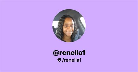 Renella1 Instagram Facebook Linktree