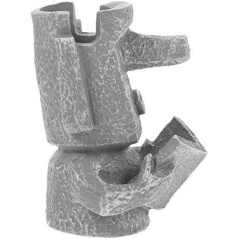 Hemoton Easter Island Head Glasses Stand Resin Eyeglasses Holder