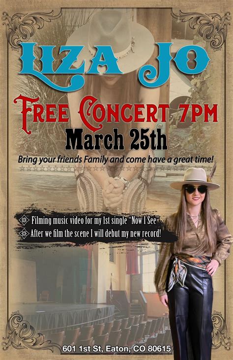 Liza Jo Takes The Stage Red Ink