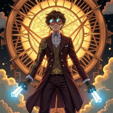 Free Clockwork Anime Hero Image Steampunk Anime Clockwork Download At Stockcake