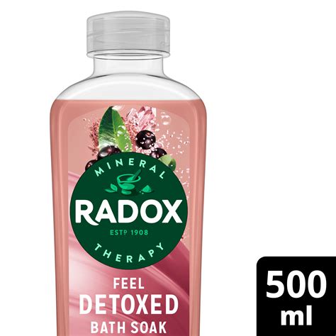 Radox Feel Detoxed Bath Soak 500ml Unilever Radox