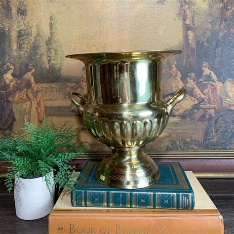 Antique Brass Bucket Etsy