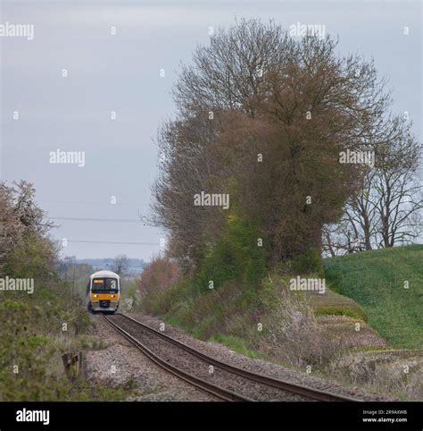 2 Chiltern Railways Class 165 Turbo Trains Passing Clanking In The