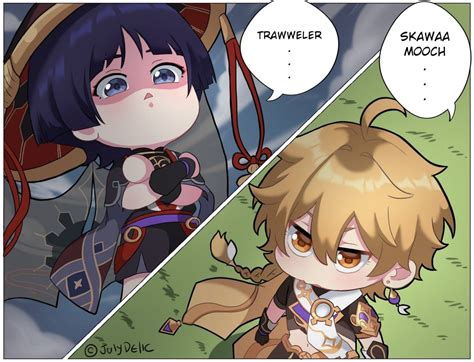 Pin By Ashley Heink On Scara X Aether In 2025 Chibi Anime Characters